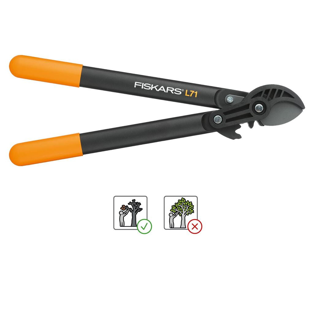 Fiskars PowerGear Anvil Lopper, S (L71) – CardiffTools