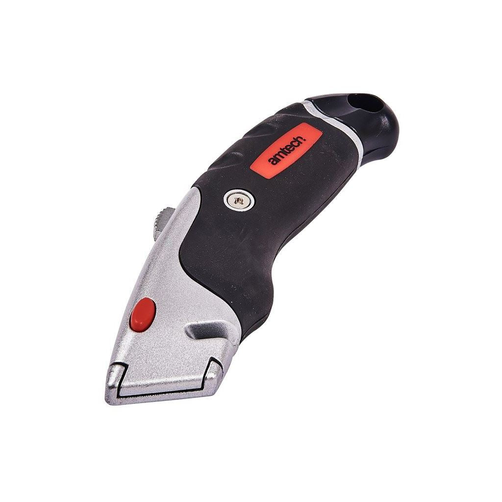 Amtech Retractable Utility Knife - Soft Grip - S0476 – CardiffTools